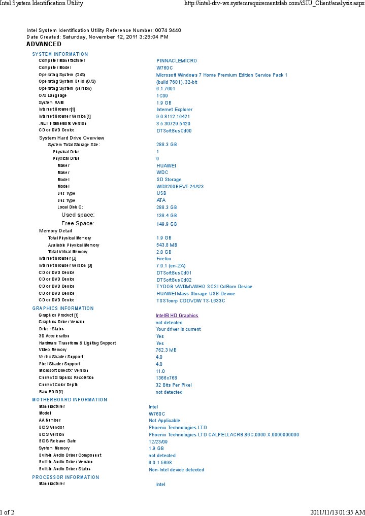 Intel System Identification Utility Guide | PDF