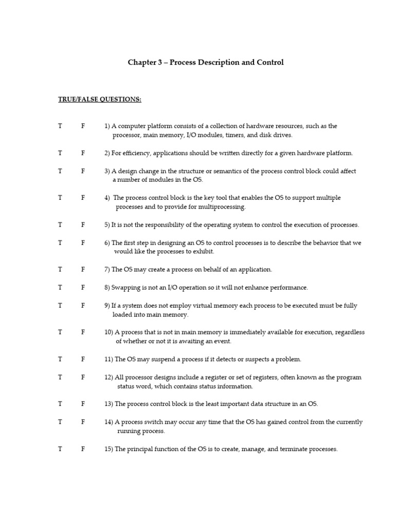Tutorial 3 | PDF | Process (Computing) | Operating System