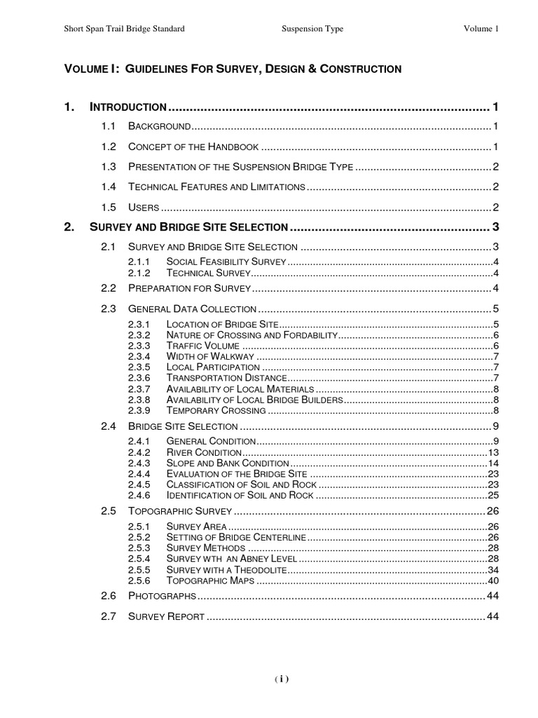 SSTB - N - Vol 1 - Title Page and Content | PDF | Landslide | Bridge
