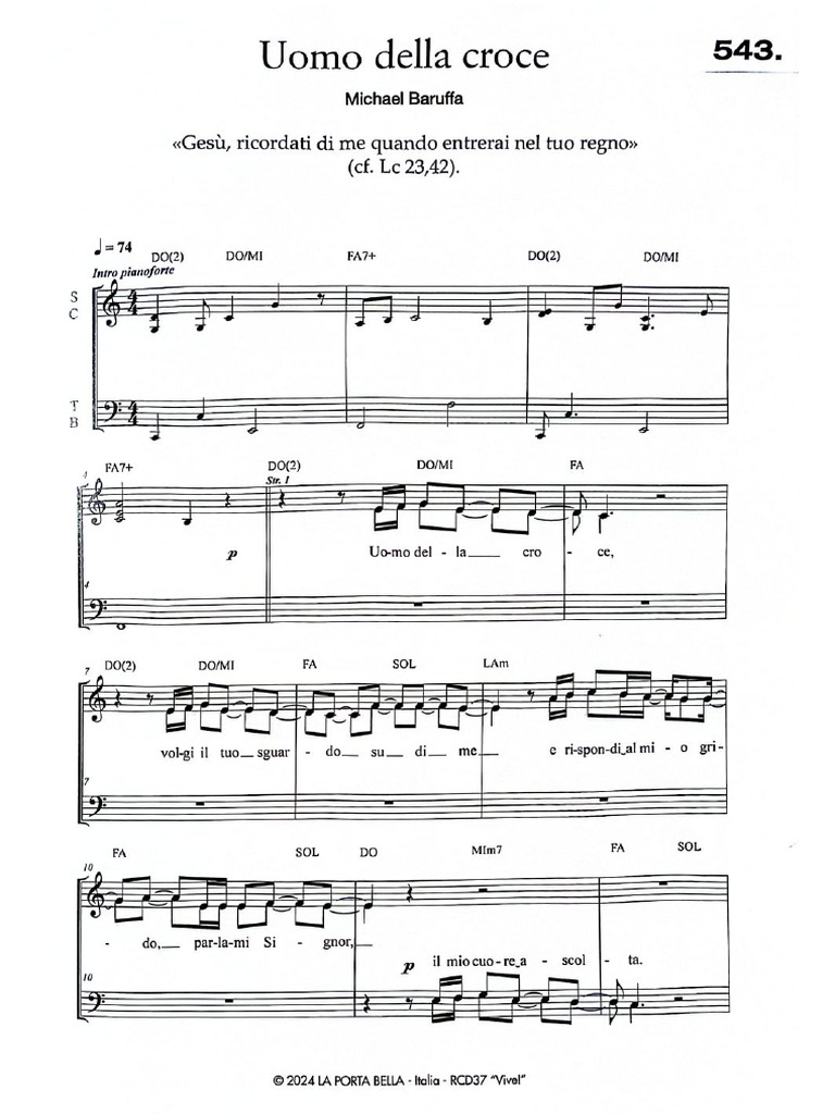 543 - Uomo Della Croce | PDF