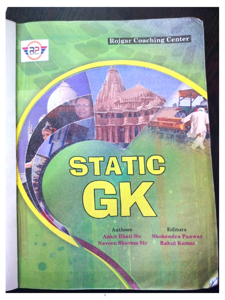 Ankit Bhati Static GK (English) | PDF