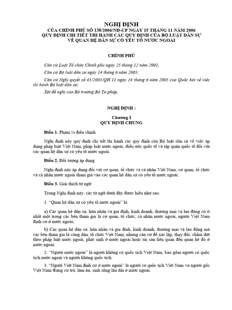 Nghị định-138-2006-NĐ-CP | PDF