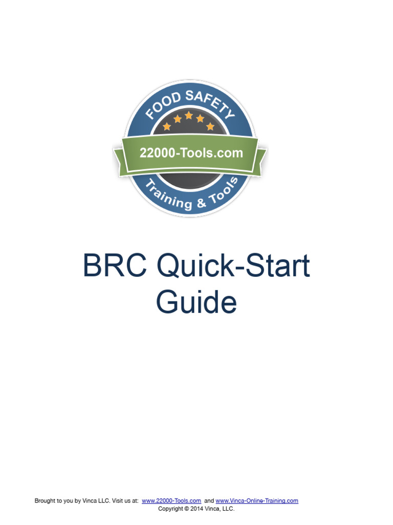 BRC Quick Start Guide | PDF | Audit | Internal Audit BRC Quick Start Guide | PDF | Audit | Internal Audit