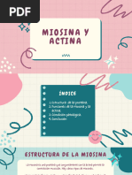 Estructura y función de la miosina | PDF | Biología Molecular ...