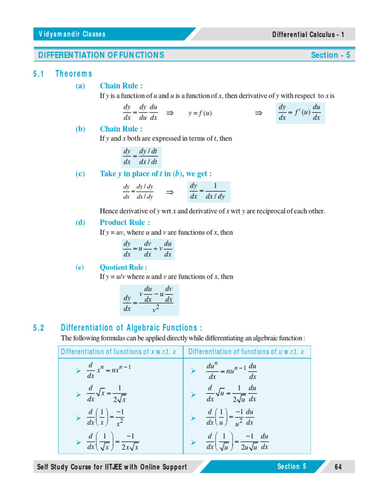 DC 3 | Download Free PDF | Trigonometric Functions | Derivative