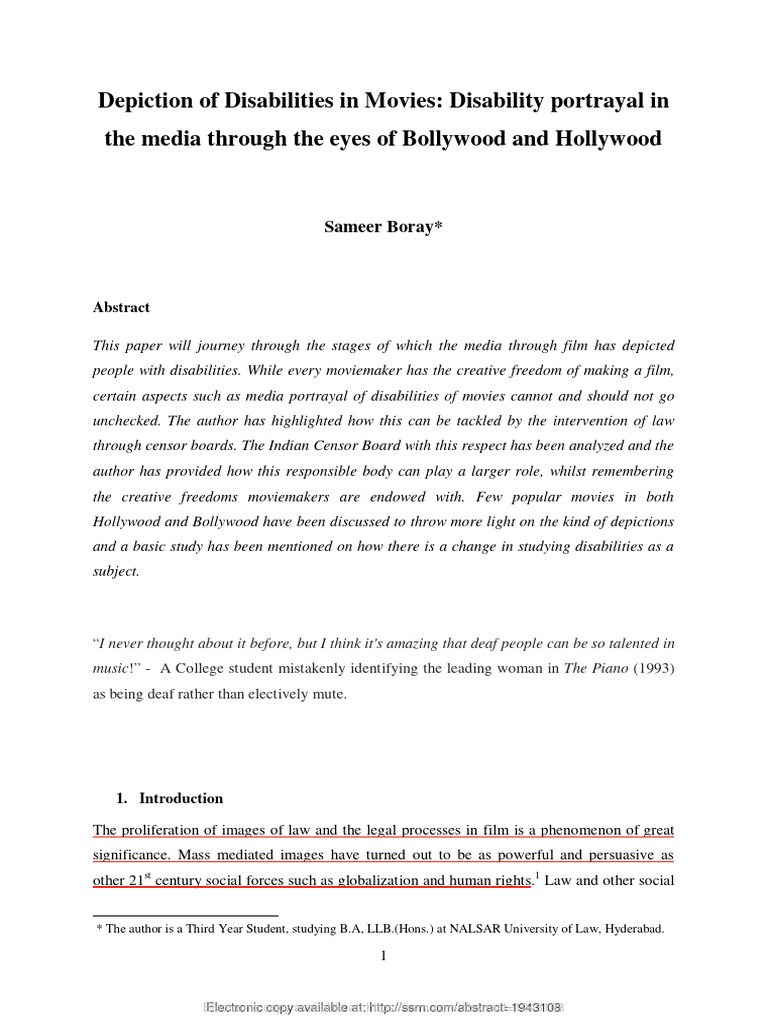 Intro | Download Free PDF | Disability | Censorship Intro | Download Free PDF | Disability | Censorship