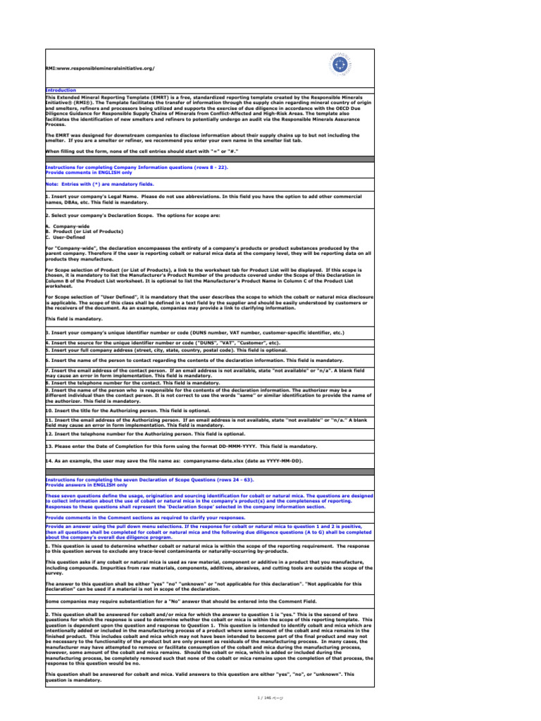 No2. RMI - EMRT - 1.3 | PDF | Smelting | Scrap