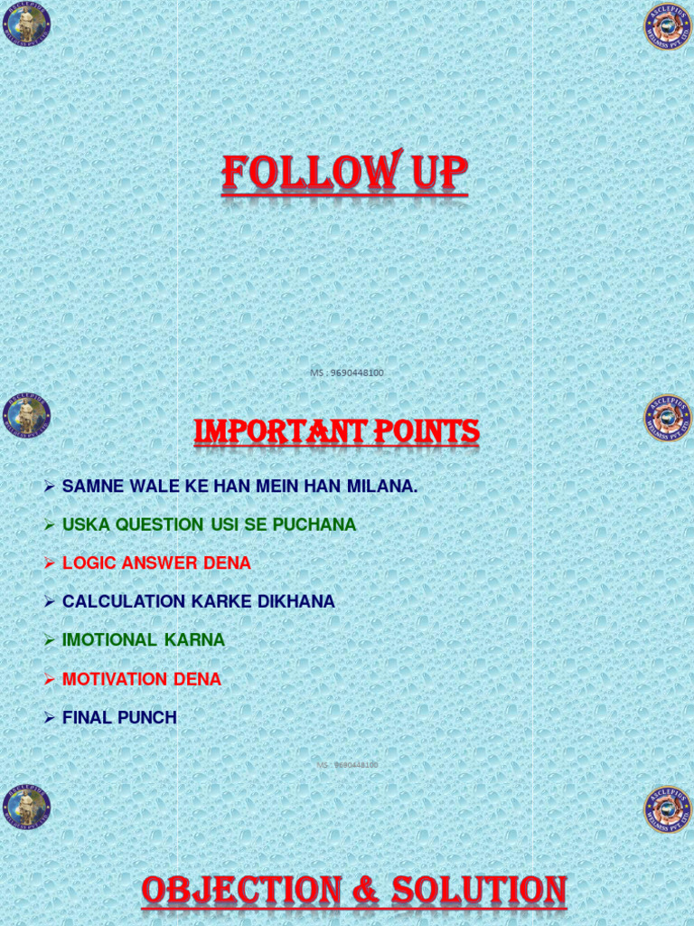 Objection Solution | PDF