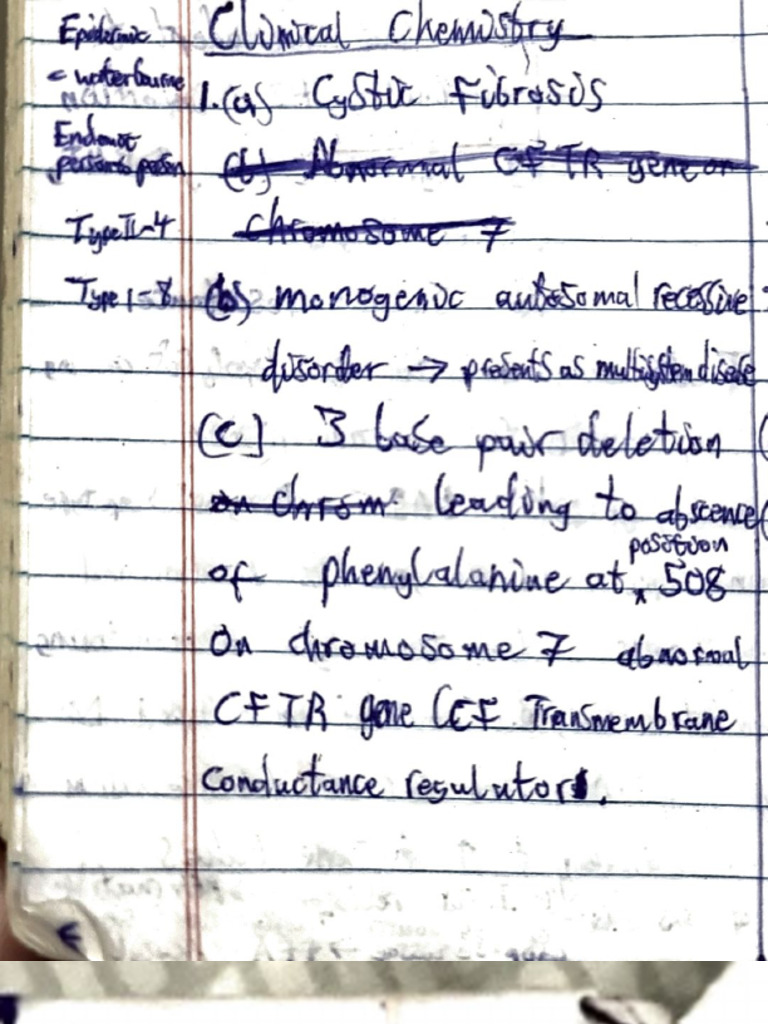 Clinical Chemistry Basic Science 2023 Answers | PDF