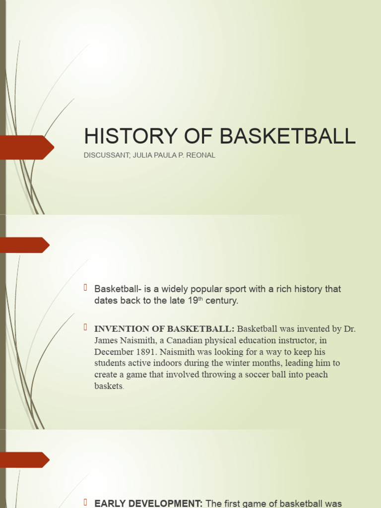 History and Evolution of Basketball | PDF | Referee | Ball Games