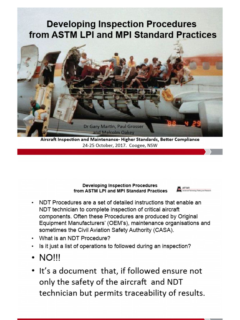 Developing NDT Procedures | PDF | Nondestructive Testing | Quality