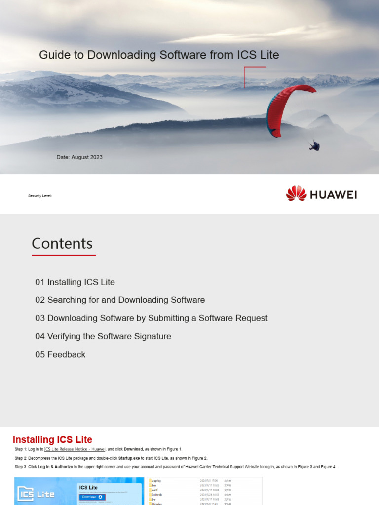 Guide To Downloading Software From ICS Lite (Enterprise) | PDF ...