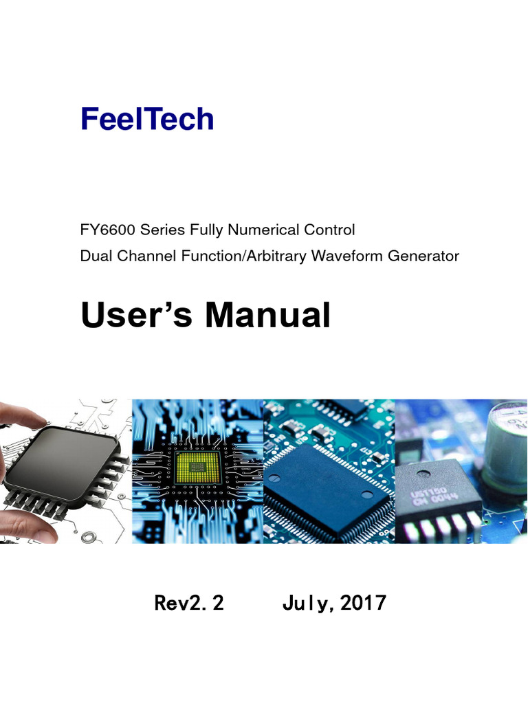 FY6600 Series Users Manual | PDF | Electrical Engineering | Electronics
