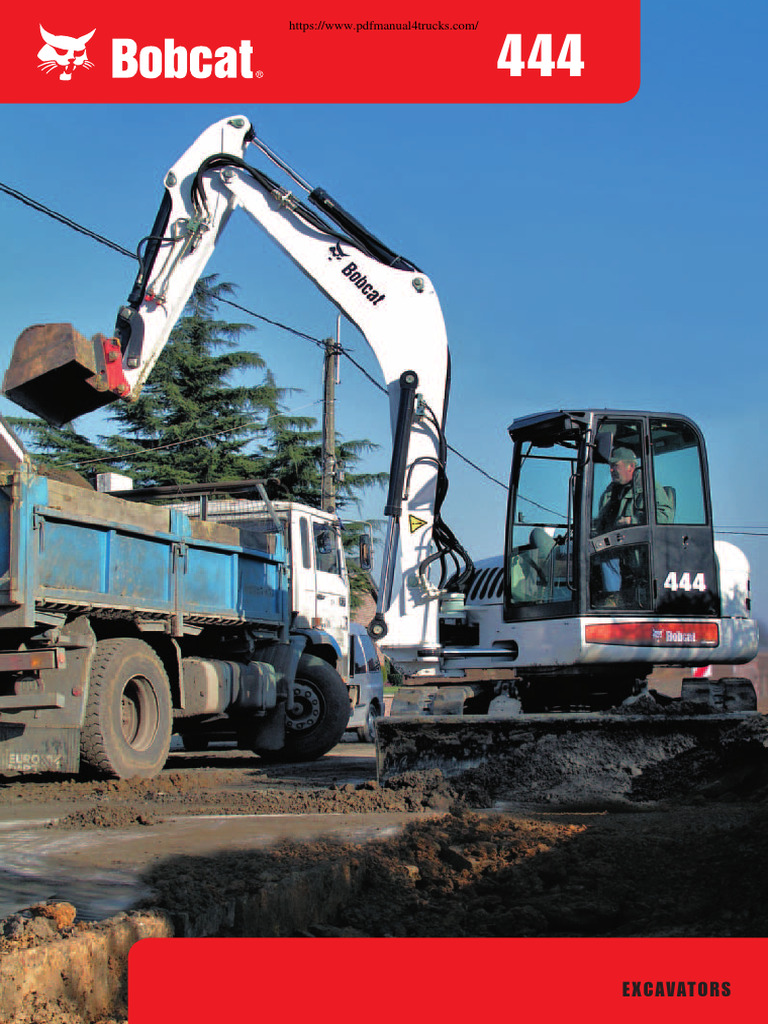 Bobcat 444 Excavator Specifications | PDF | Horsepower | Pump