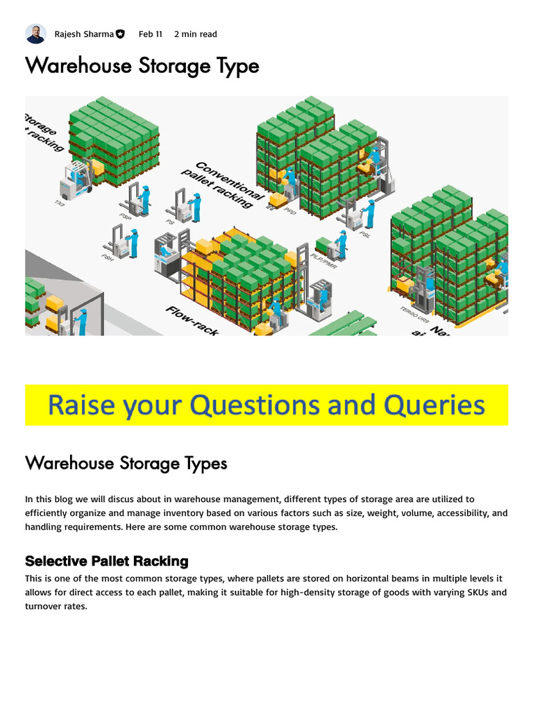 Warehouse Storage Type | PDF | Warehouse | Supply Chain Management
