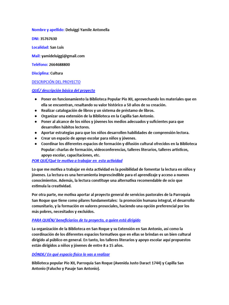 Proyecto Biblioteca | PDF | Bibliotecas | Aprendizaje