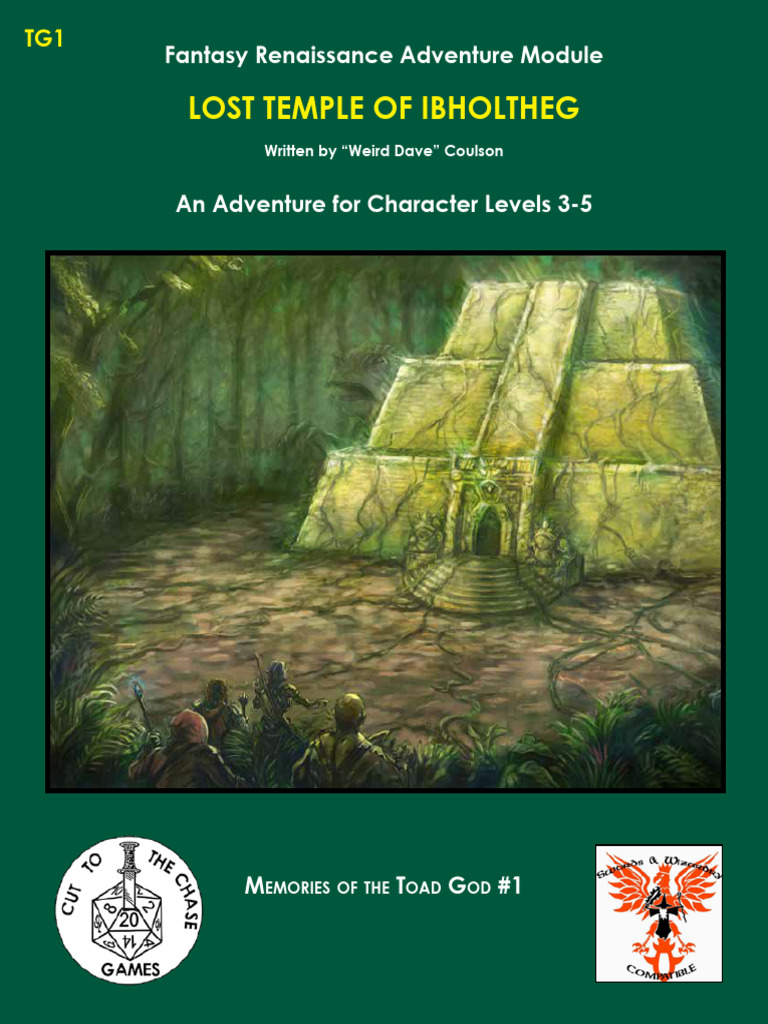 Lost Temple of Ibholtheg Adventure | PDF | Dwarf (Dungeons & Dragons)