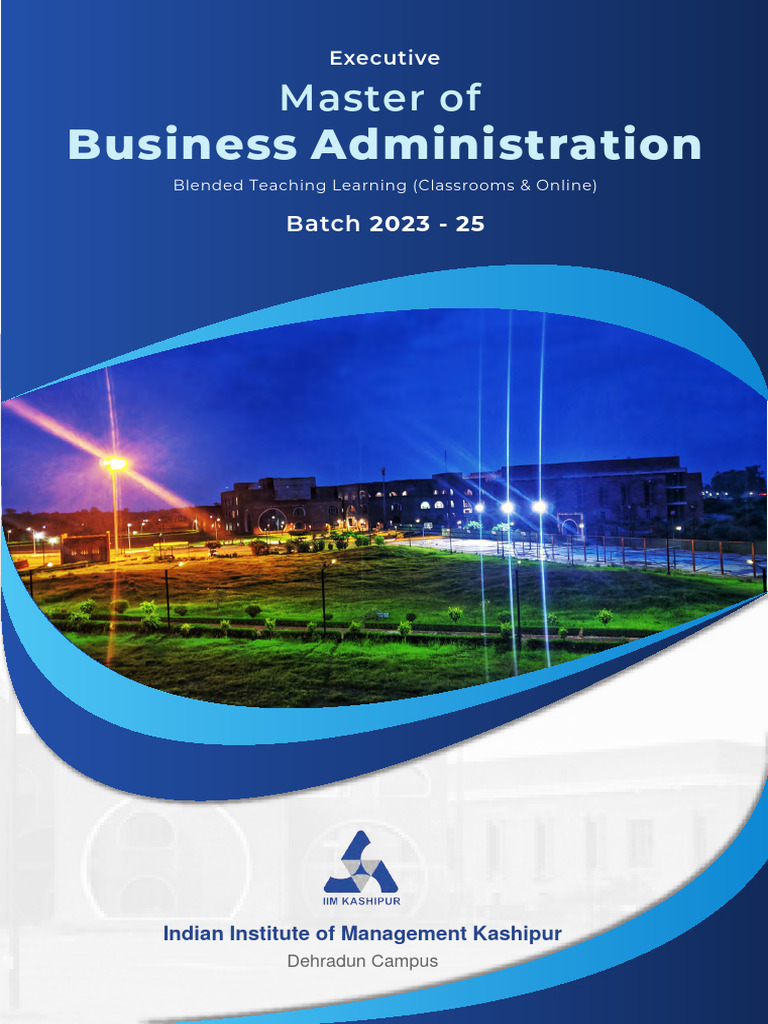 EMBA 2023 25 Brochure | Download Free PDF | Analytics | Business