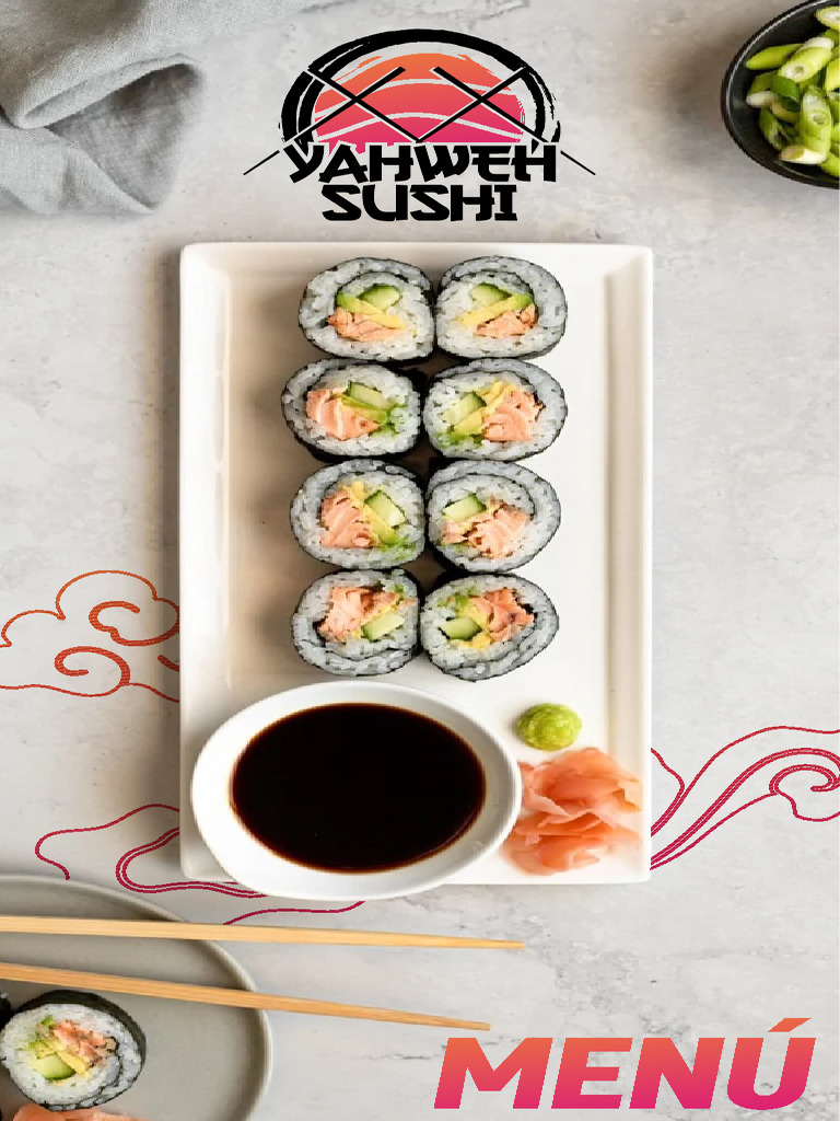Menu Yahweh Sushi | PDF | Alimentos | Cocina