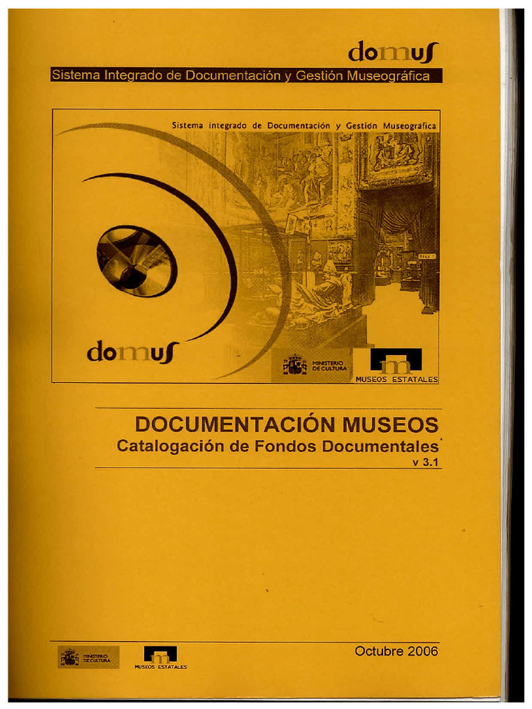 DOMUS - Catalogación de Fondos Documentales (2006) | PDF