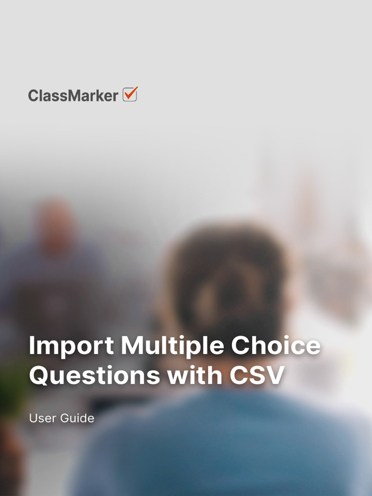 Test | PDF | Comma Separated Values | Multiple Choice