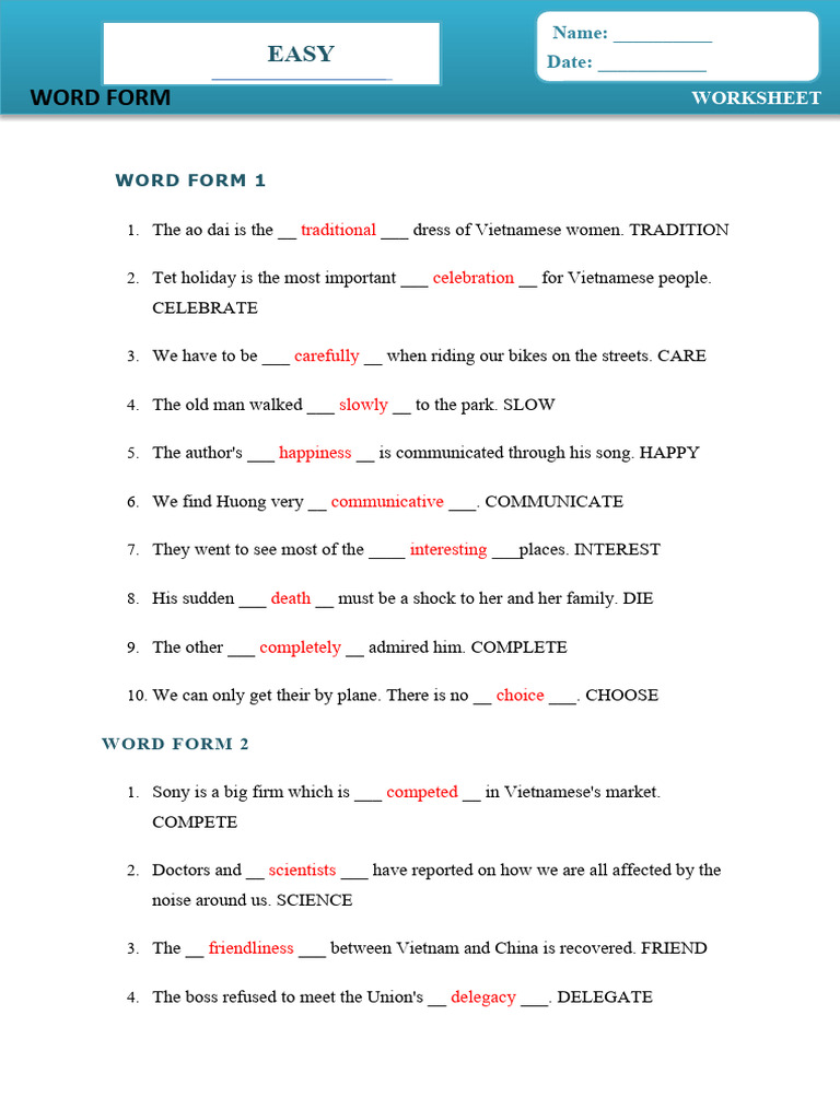 Grammar Worksheet for ESL Students | PDF | Language Arts & Discipline