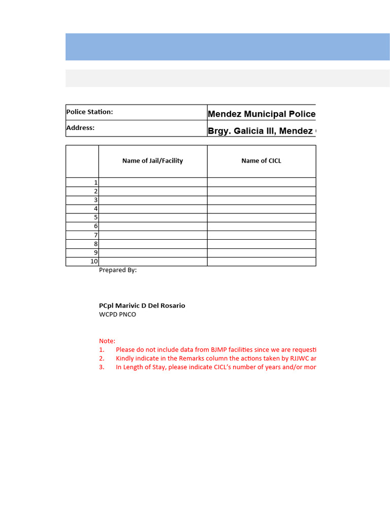 Quarterly CICL Report | PDF | Crimes | Crime & Violence