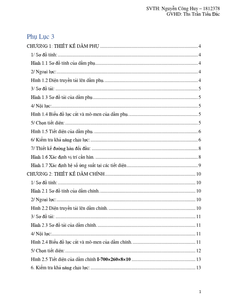 (123doc) Bai Tap Lon Ket Cau Thep 1 Thay Tran Tien Dac DH Bach Khoa TP HCM | PDF