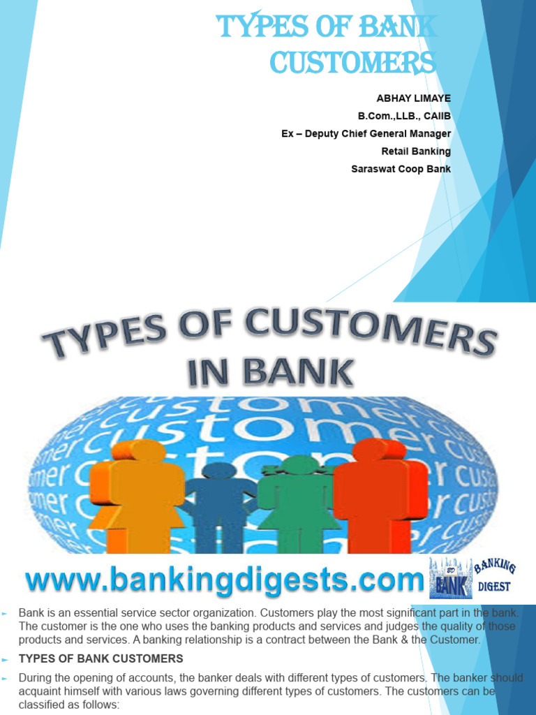 Types of Bank Customers Explained | PDF | Limited Liability Partnership ...