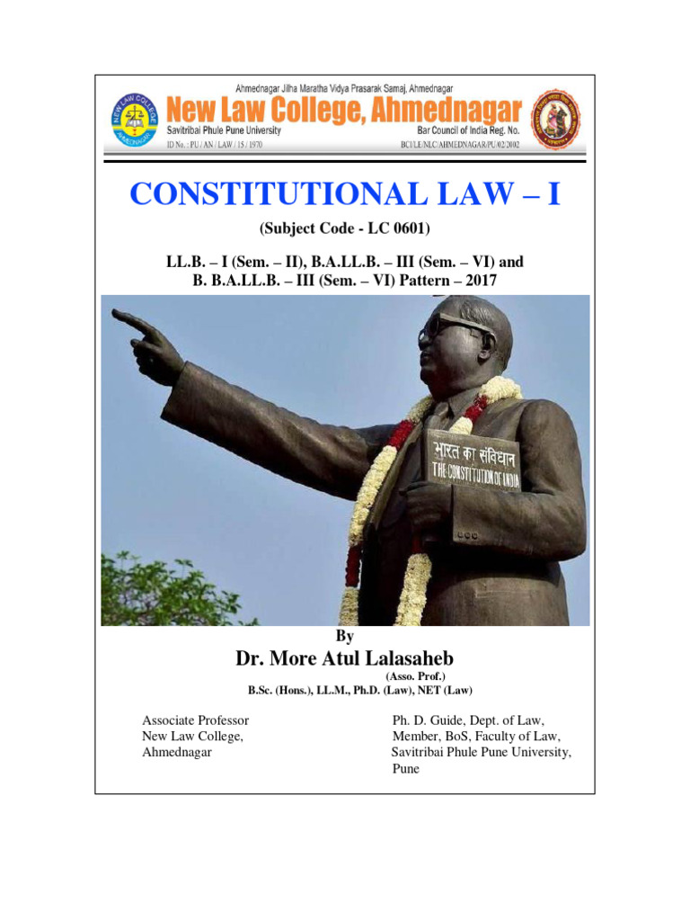 Constitutional Law - I | PDF | Constitutional Amendment | Citizenship