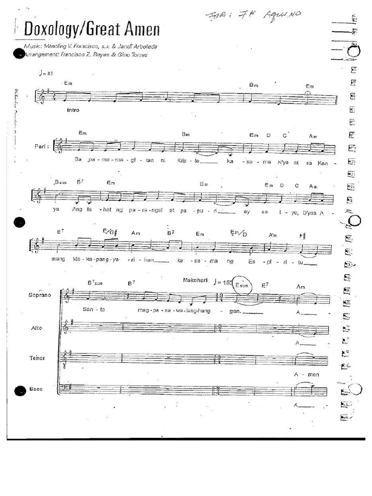 Doxology:Great Amen | PDF