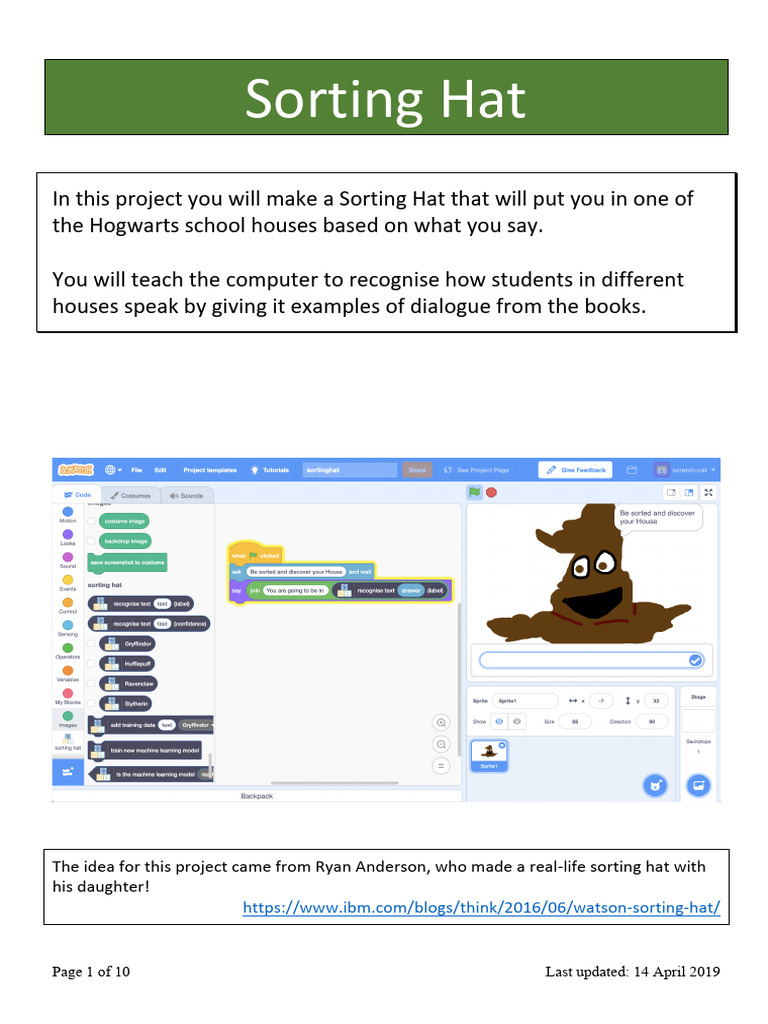 Worksheet Sortinghat | PDF | Harry Potter