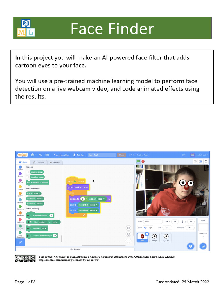Worksheet Facefinder | PDF | Computing | Computer Science