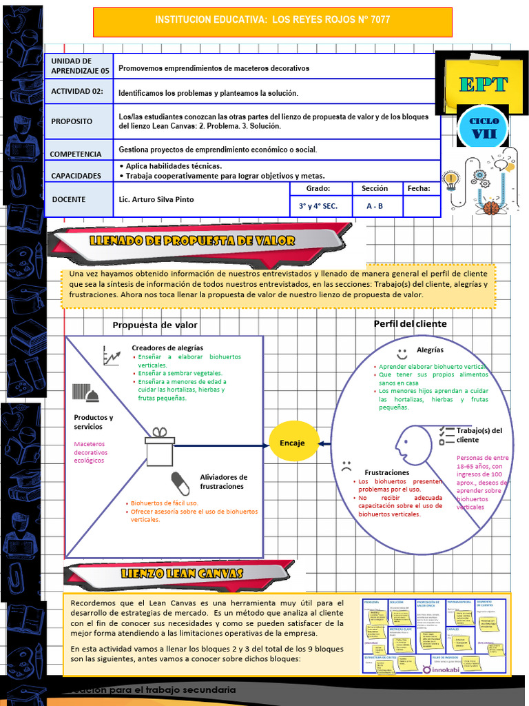 3°y 4° EPT - FICHA ACTV 02.UNIDAD 02 | PDF | Business