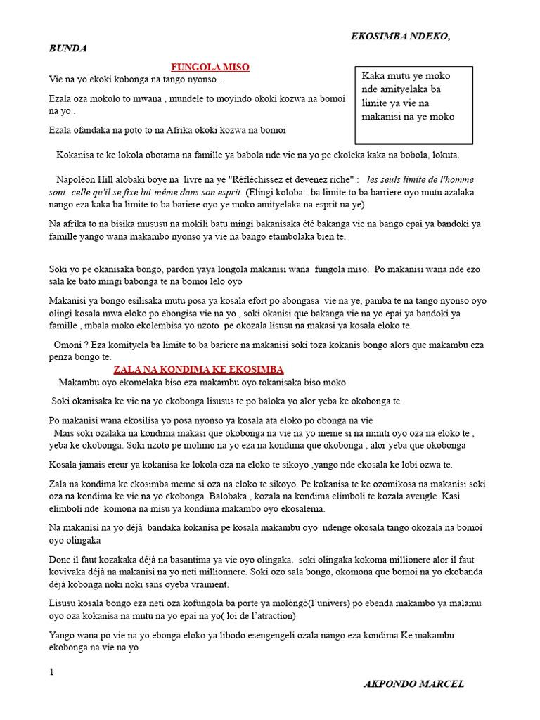 15 Lingala. Ok | PDF