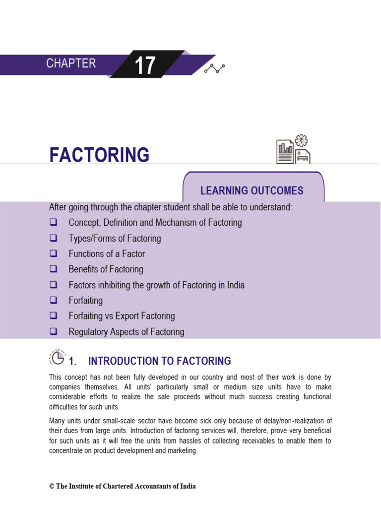 Factor and Forfaiting | PDF | Factoring (Finance) | Banks