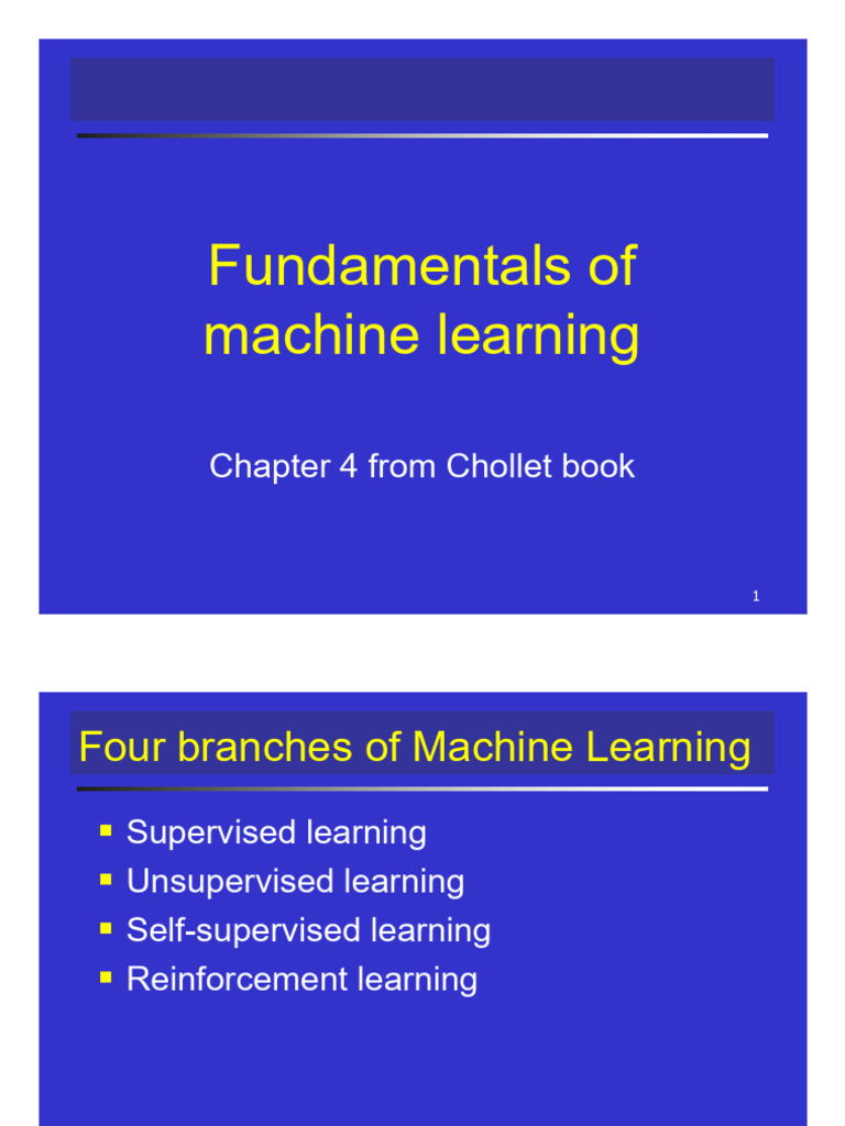 Unit 1b - Fundamentals of Machine Learning | PDF | Machine Learning ... Unit 1b - Fundamentals of Machine Learning | PDF | Machine Learning ...