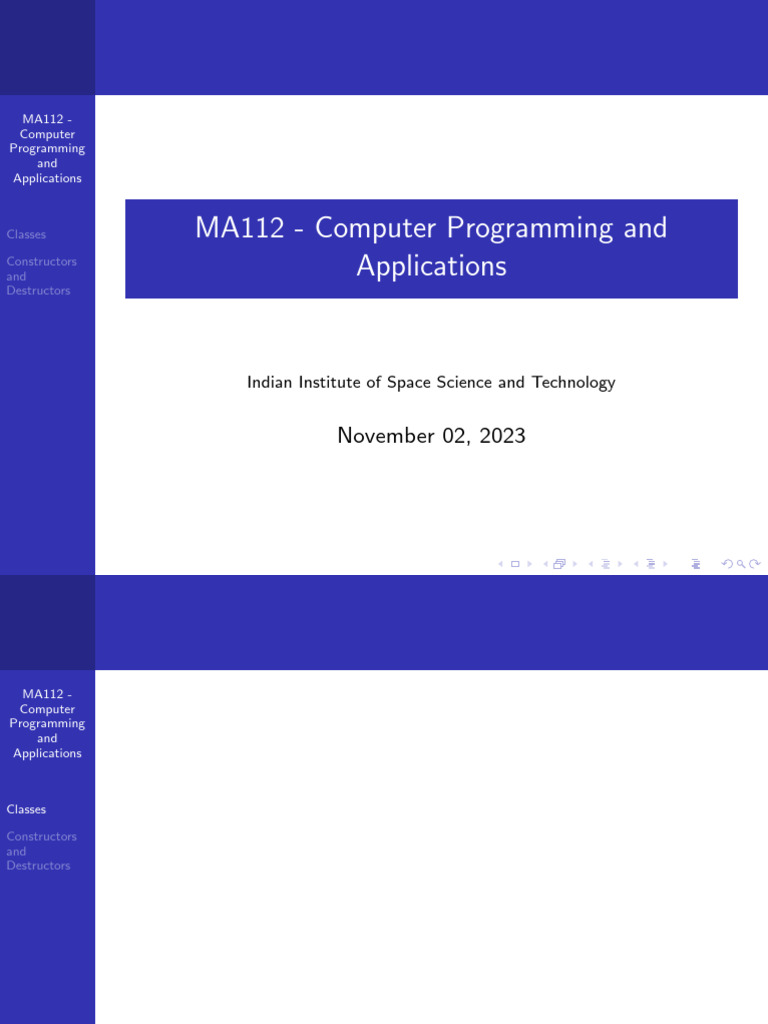 LectureN 3 | PDF | Constructor (Object Oriented Programming) | Programming
