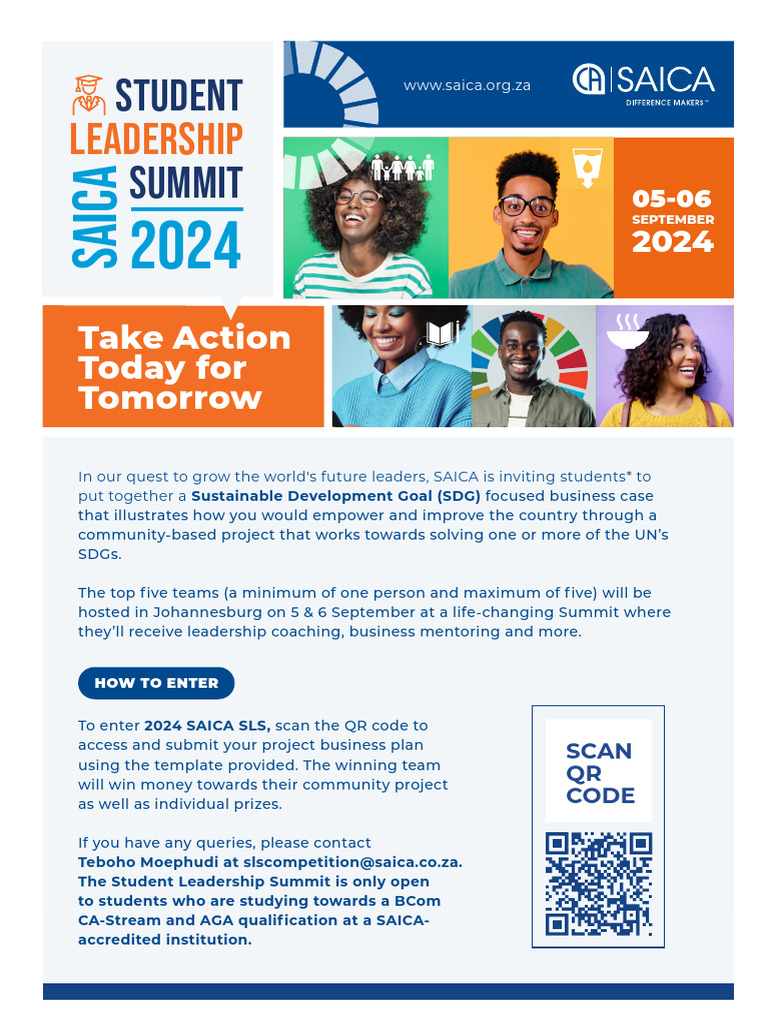 SAICA Student Leadership Summit Invite | Download Free PDF | Environmental Social Science ...