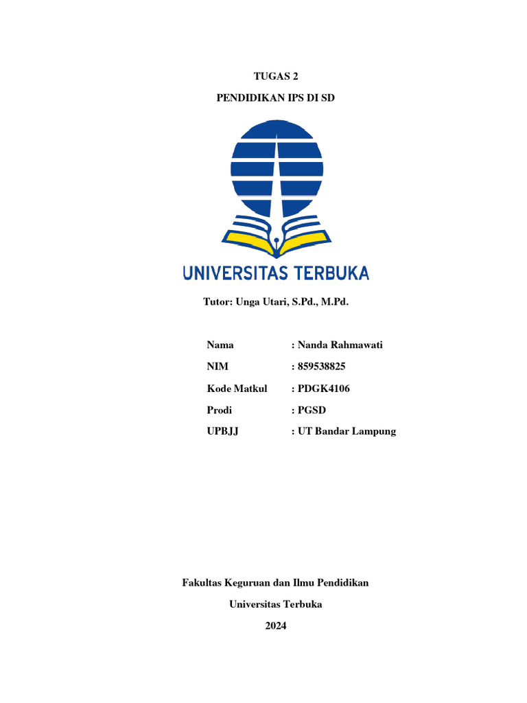 Tugas 2 Ips Di SD | PDF