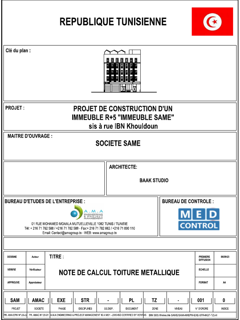 SAM-AMEPM-EXE-STR-MQT-TZ - Feuille - 100 - COFFRAGE FONDATION ET PL ...