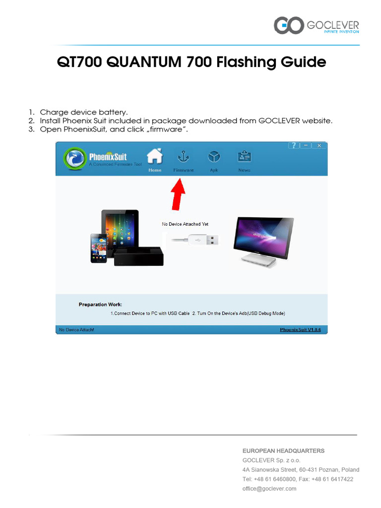 QT700 QUANTUM700 Flashing EN | PDF | Classes Of Computers | Office ...