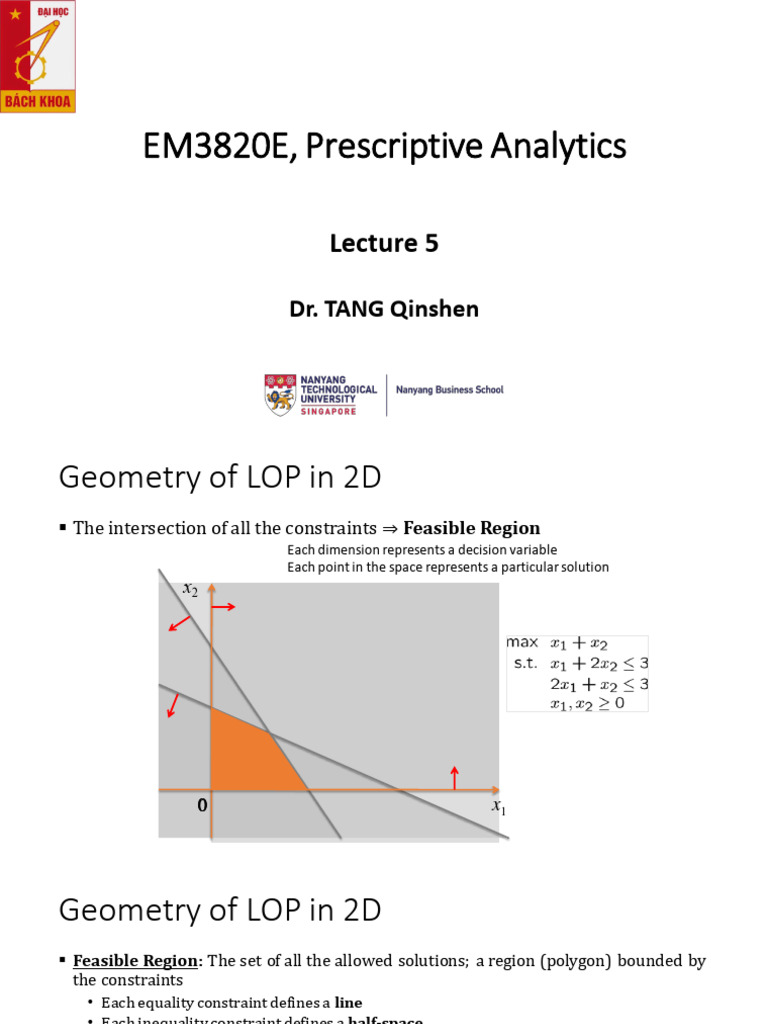 Lec 5 | PDF | Mathematical Optimization | Mathematics
