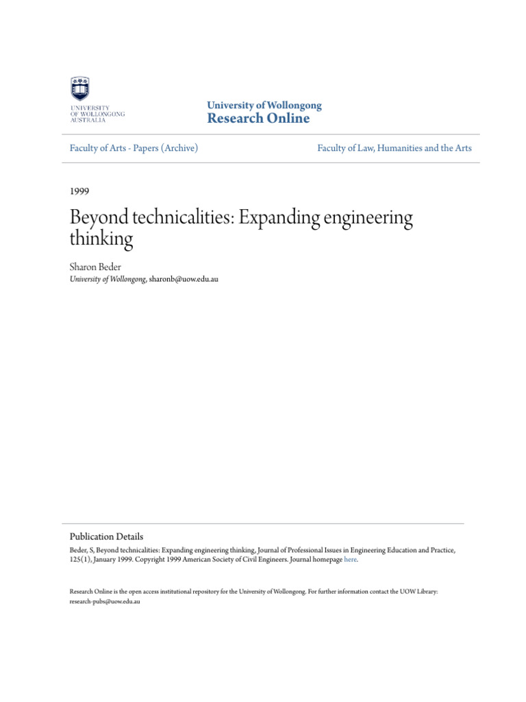 Beyond Technicalities e Xpanding Enginee | PDF | System | Engineering
