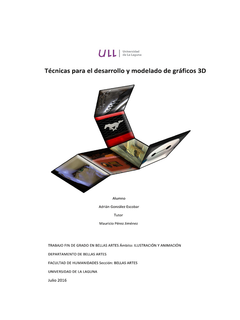 Tecnicas para El Desarrollo y Modelado de Graficos 3D. | PDF