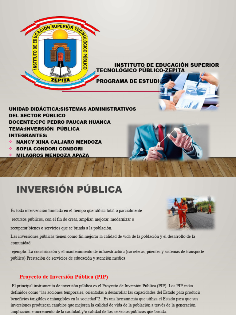Inversion Publica | PDF | Inversiones | Infraestructura
