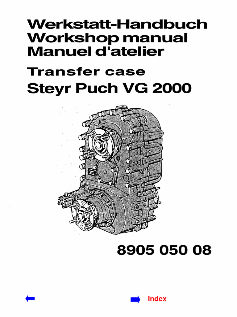 WHB Steyr-Puch vg-2000 890505008 en | PDF