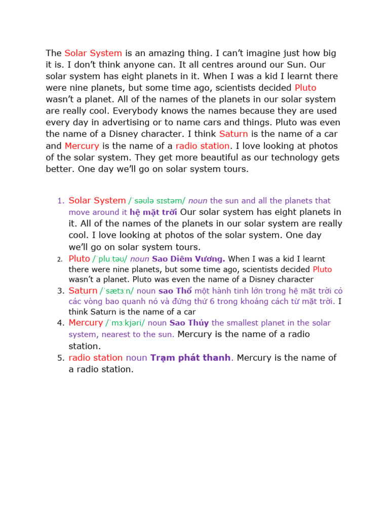 Exploring Our Solar System's Planets | PDF | Science & Mathematics | Young Adult