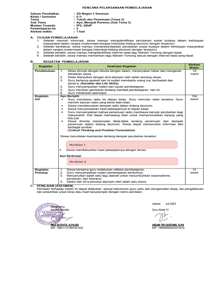 Pembelajaran 5 | PDF | Karier & Perkembangan | Kesehatan Holistik