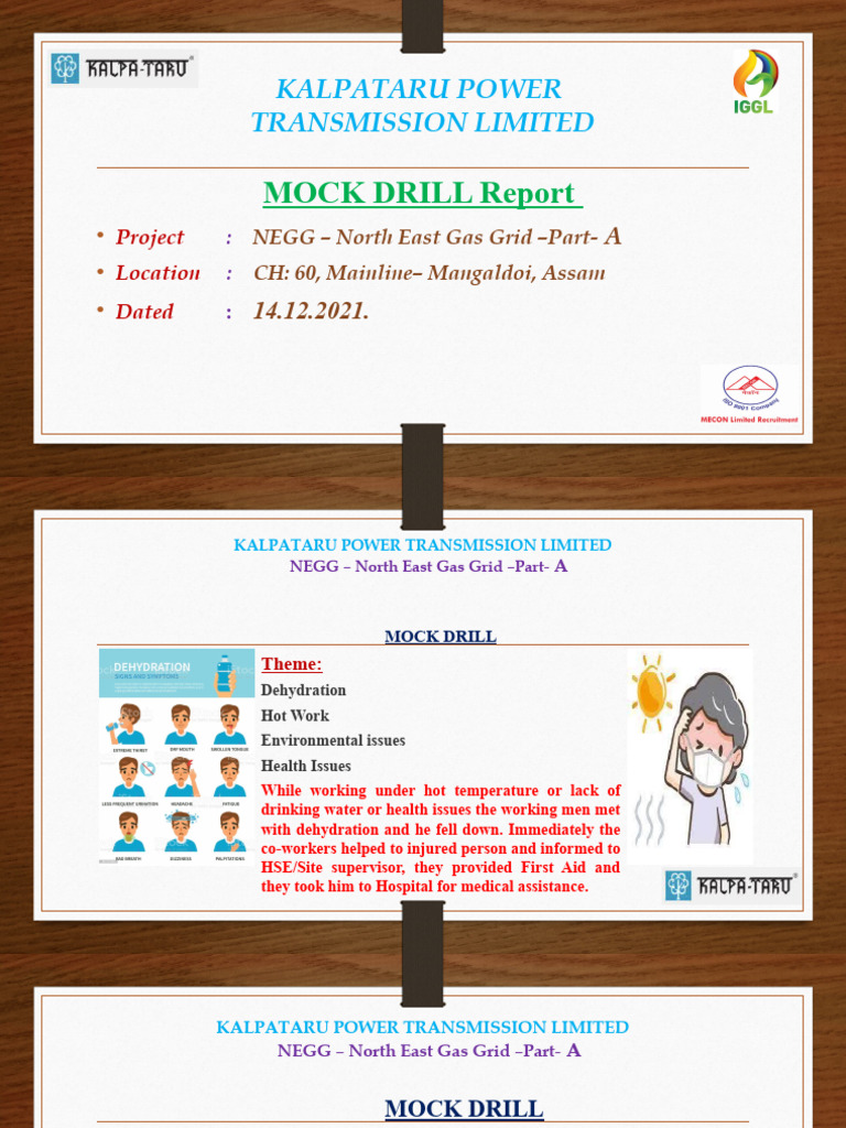 Mock Drill-14.12.2021 | PDF